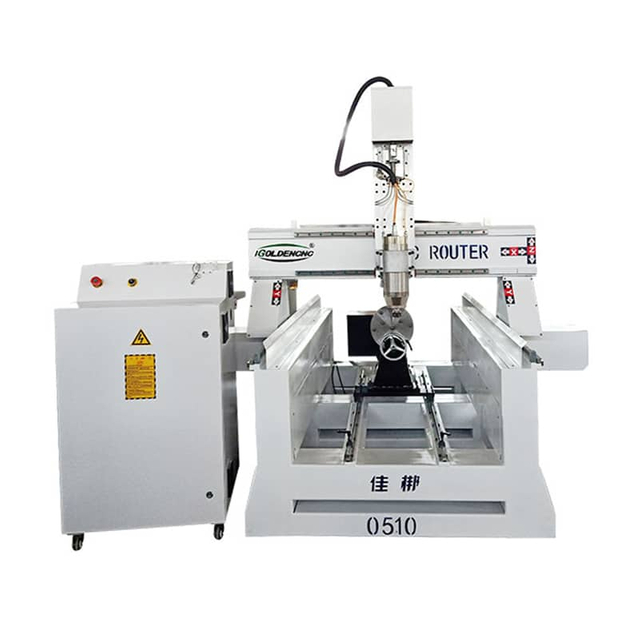 Máquina de roteador CNC com eixo rotativo - Igoldencnc